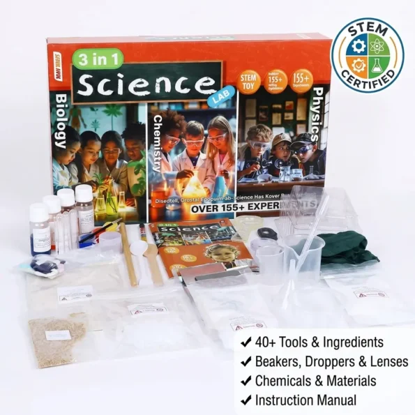 3-in-1 Science Lab Kit - KiddiesKart™
